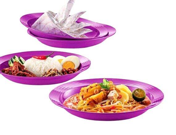 Tupperware Deep Plate- 4 pc | Lazada