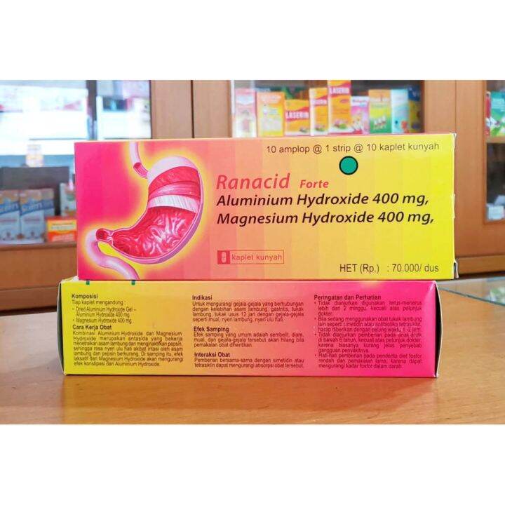 Ranacid Forte Antasida Box 100 Tablet | Lazada Indonesia