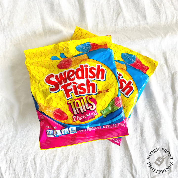 Swedish Fish Tails 2 Flavors in 1 Soft Chewy Candy | Lazada PH