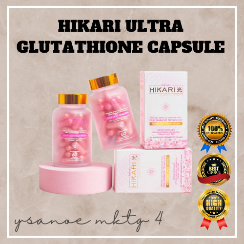 Best Seller HIKARI ULTRA GLUTATHIONE CAPSULE (60 Capsules) | Premium ...