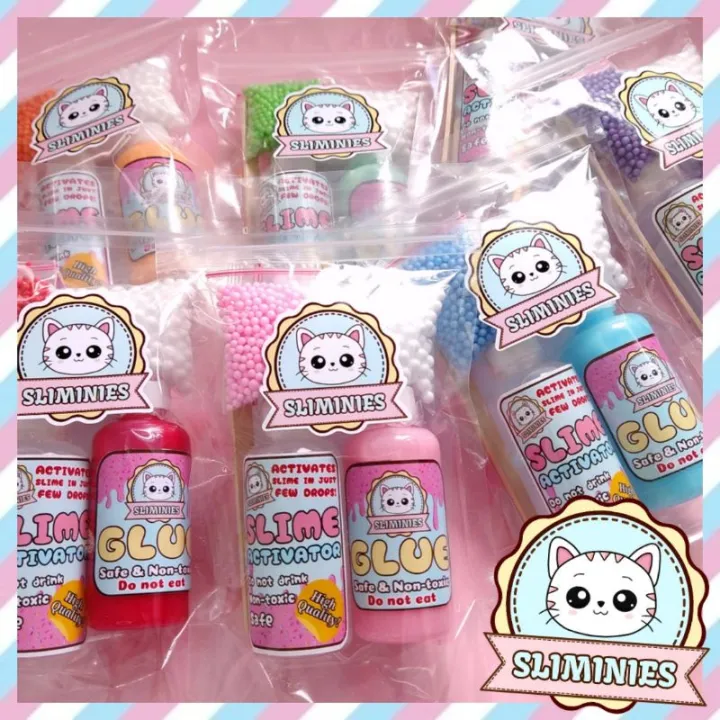 ♣MINI SLIME KIT COMPLETE SET BY SLIMINIES | Lazada PH