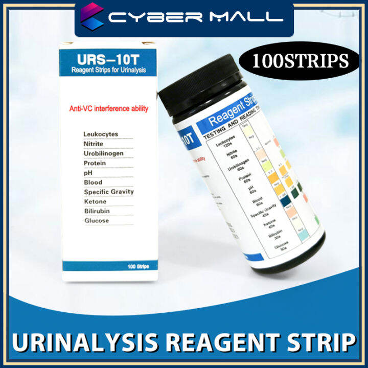 cod 100 Strips URS-10T Urinalysis Reagent Strips 10 Parameters Urine ...