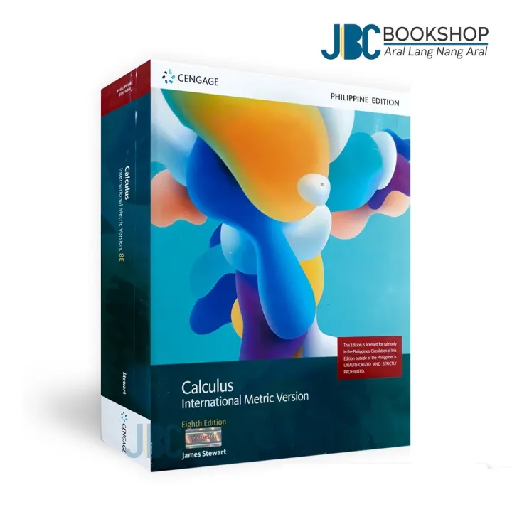Calculus: International Metric Version 8th by James Stewart | Lazada PH