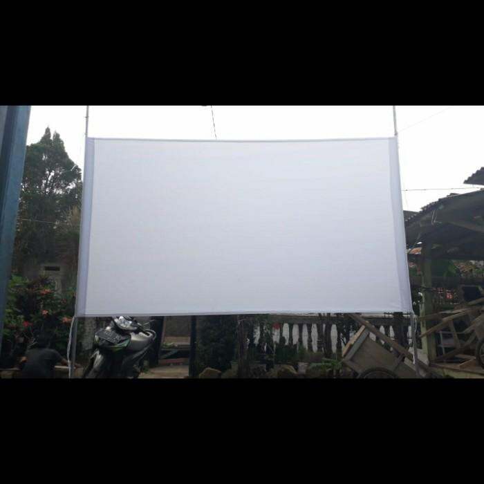 LAYAR PROYEKTOR PUTIH POLOS SIZE 150CM X 250CM - LEVIATHAN STORE ...