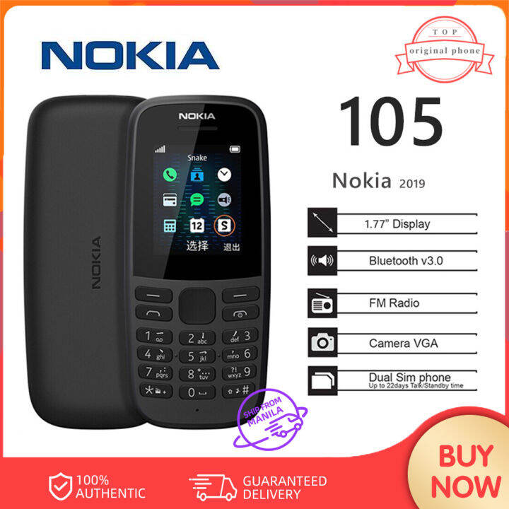 Original Brandnew N105/N106/N150 Dual Sim 105 Backup Phone Keypad Basic ...