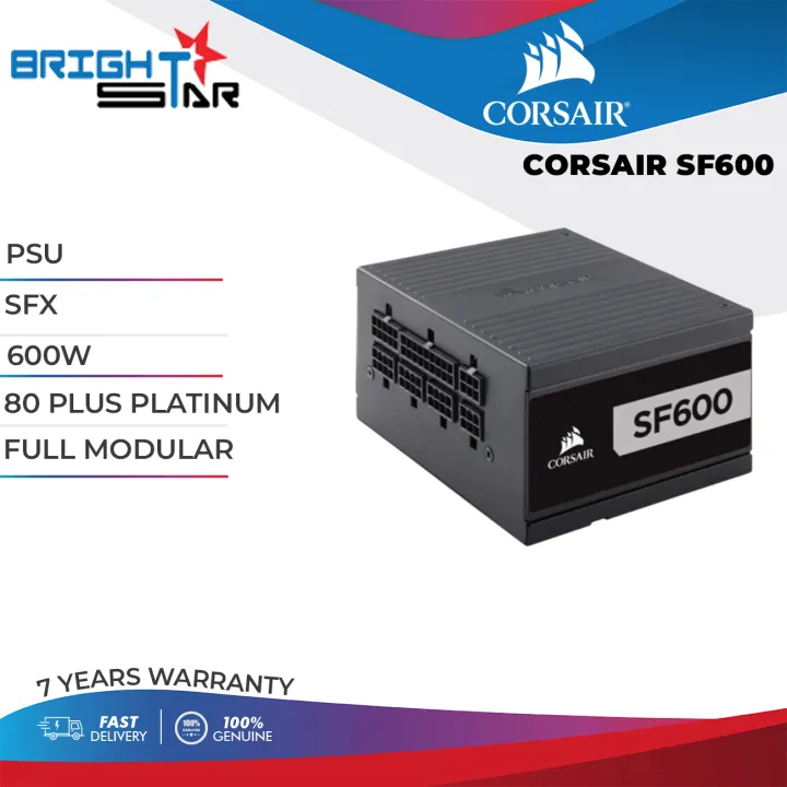 CORSAIR SF600 SFX 600W 80 PLUS PLATINUM FULL MODULAR Power Supply | Lazada