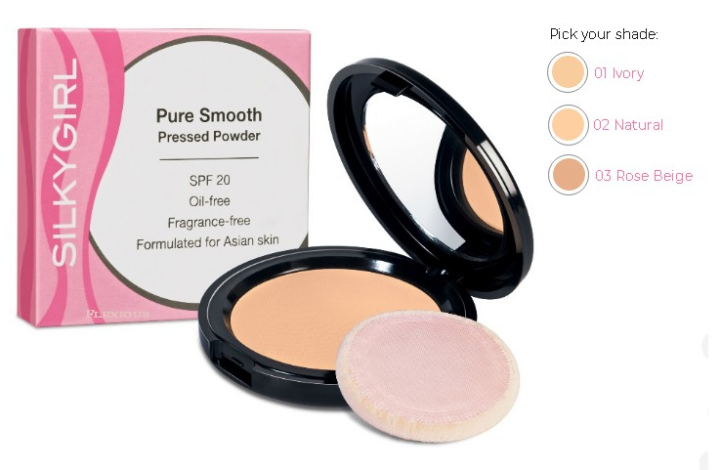 SILKYGIRL PURE SMOOTH PRESSED POWDER / SG PURE SMOOTH PRESSED POWDER ...