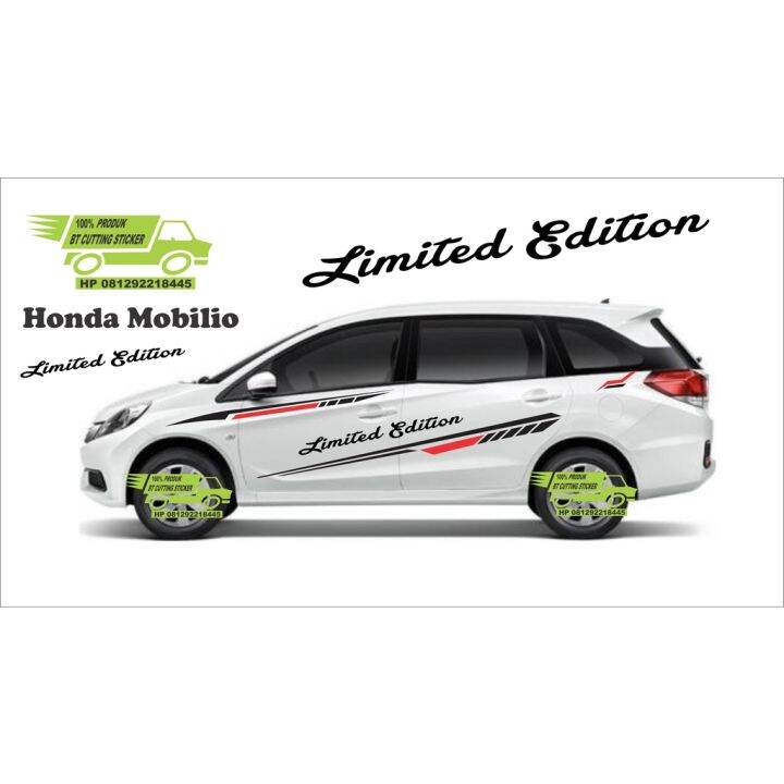 Stiker mobil honda mobilio stiker list variasi terbru | Lazada Indonesia