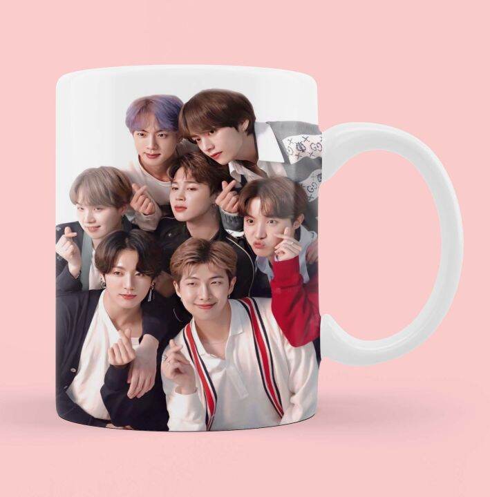 BTS Member Mug - Jungkook, V , Jimin , Jin , Suga , RM , J-Hope ...