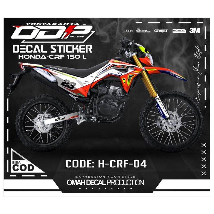 STIKER DECAL HONDA CRF 10 FULLBODY DEKAL KEREN DEKAL KEKINIAN KEREN DECAL TEMURAH DAN TERBAIK ...
