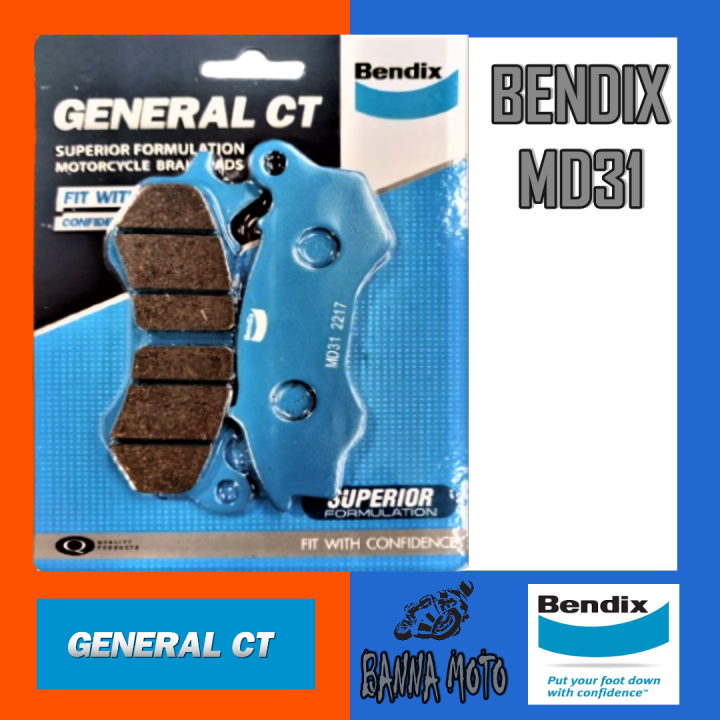 BENDIX MD31 ผ้าเบรคหน้า PCX-150 ปี2012-2017, ZOOMER-X COMBINE (ZOOMER-X ตัวใหม่ปี15) | Lazada.co.th