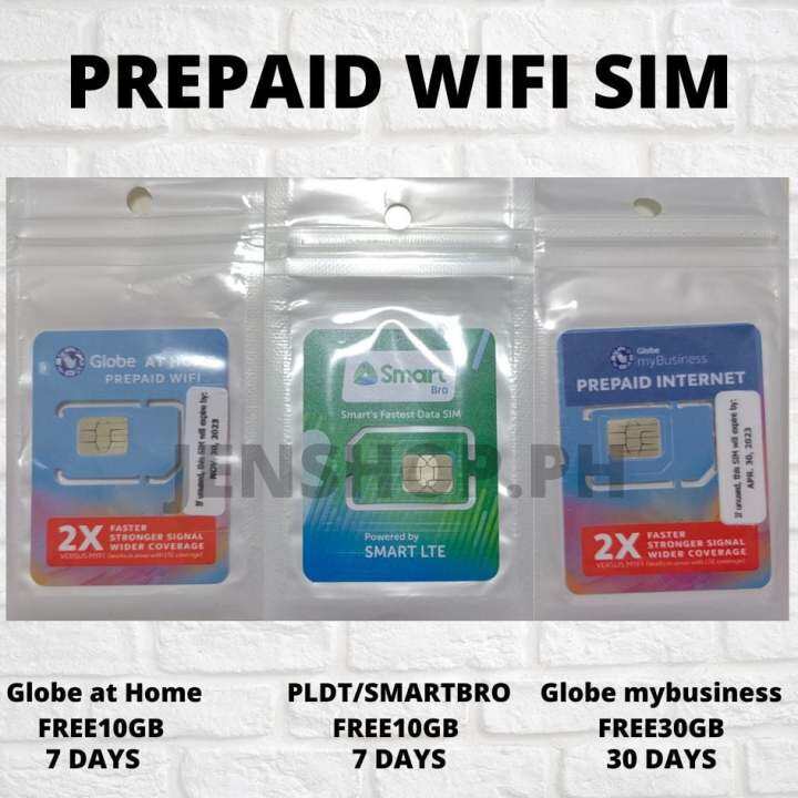 PREPAID WIFI SIM 2X FASTER (PLDT & GPW SIM) | Lazada PH