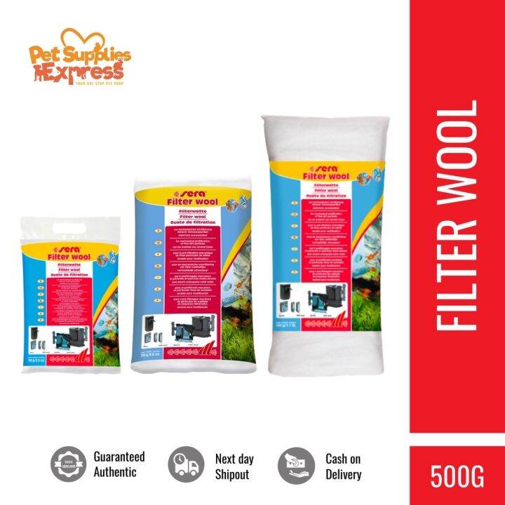 Sera Filter Wool 100g 500g | Lazada PH
