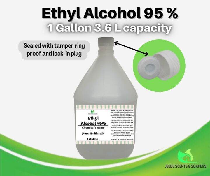 Ethyl Alcohol 95% (Industrial and Cosmetic Grade) | Lazada PH
