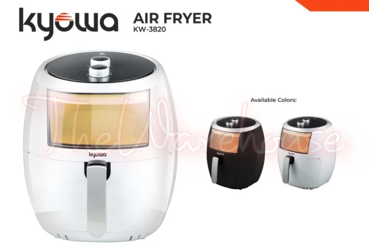 Kyowa Air Fryer 7.7 Liters KW-3820 White/Black | Lazada PH