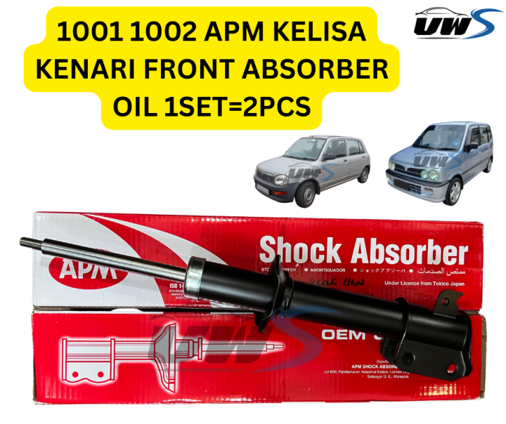 1001 1002 APM KELISA KENARI FRONT ABSORBER OIL 1SET=2PCS | Lazada