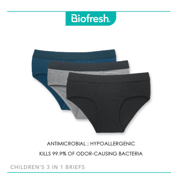 Biofresh Boys' Antimicrobial Briefs 3 pieces in a pack UCBCG14 | Lazada PH