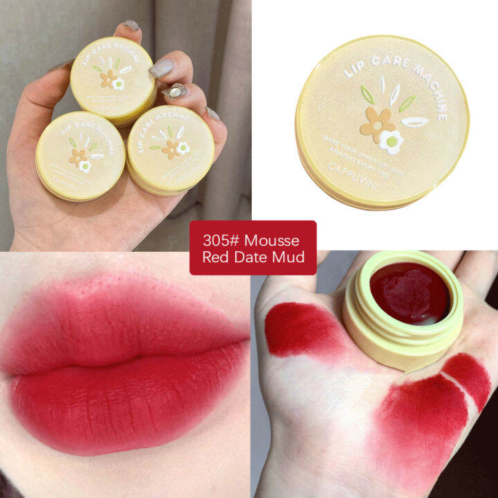 ELECOOL Canned Lip Mud Blush Crystal Moisturizing Lipstick Velvet Matt ...