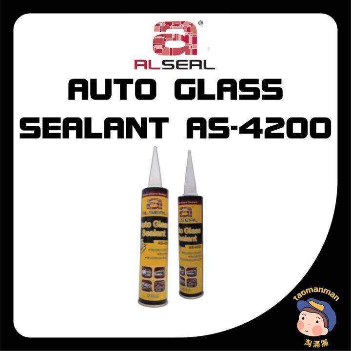 Auto Glass Sealant AS-4200 Black【310ml】moisture cure high modulus ...
