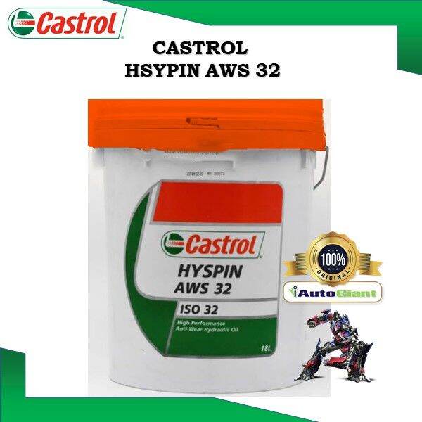CASTROL HYSPIN AWS 32, 18L, PAIL (100% ORIGINAL) | Lazada
