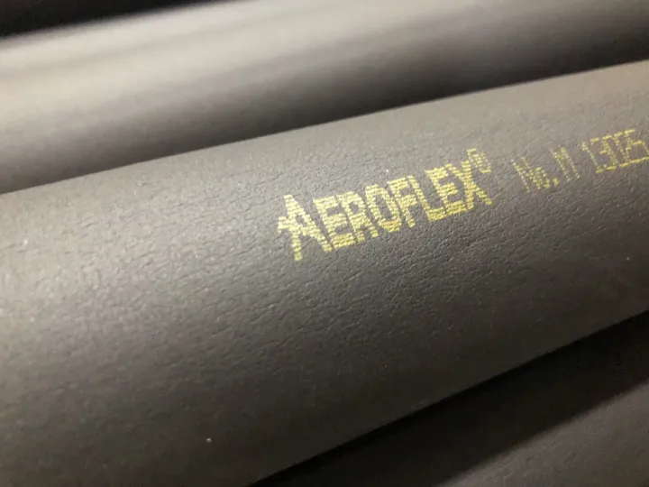ฉนวน อินซู หนา 1 นิ้ว รู 1นิ้ว Aeroflax ***แอร์โรเฟลกซ์ ฉนวนยางหุ้มท่อ ...