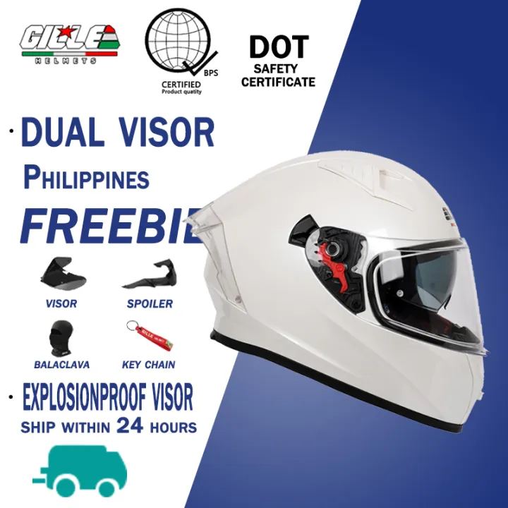 GILLE Helmet motorcycle full face for dual visor full face helmet for freebie with man and women ...