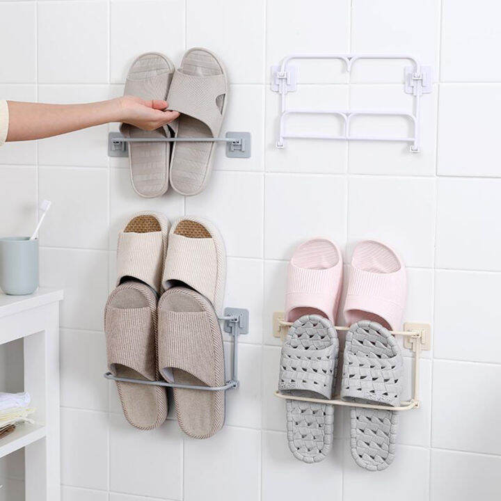 Springl Compact Shoe Rack Foldable Shoe Rack Space-saving Wall Mounted ...