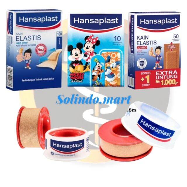 HANSAPLAST Plester Kain Elastis | Lazada Indonesia