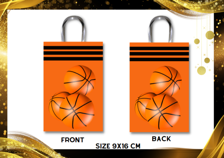 BASKETBALL - CANDY BAG 9X16 CM Happy Birthday Party Decorations ...