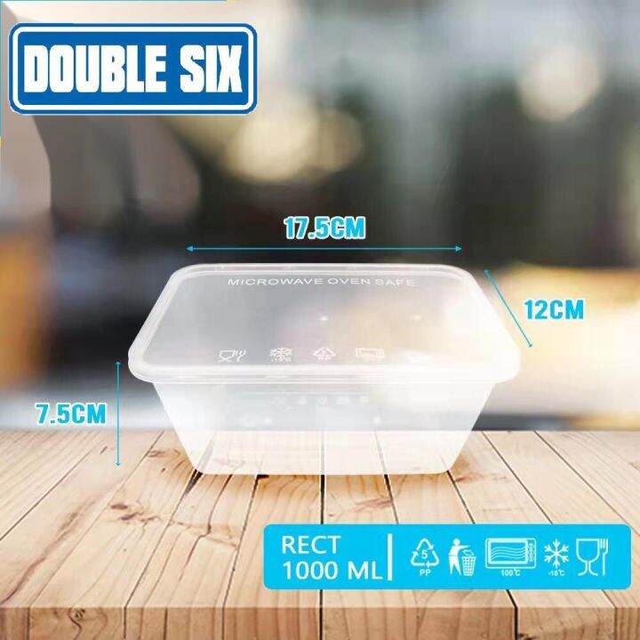 (HARGA 1PACK=25SET) KOTAK MAKAN OTIPACK THINWALL PERSEGI PANJANG ...