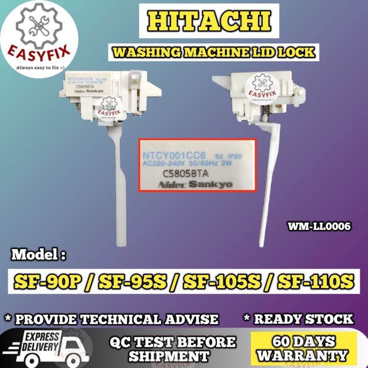 (CC6) SF-90S / SF-95S / SF-105S / SF-110S HITACHI WASHING MACHINE LID ...