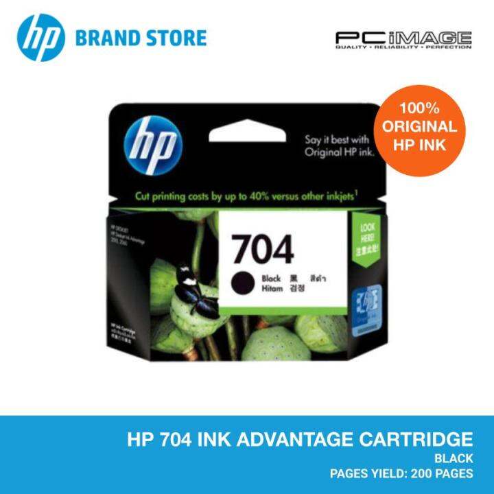 HP Deskjet Ink Advantage 704 (CN693AA) Tri Color / (CN692AA) Black for ...