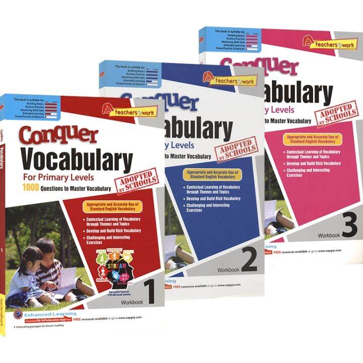 SAP conquer vocabulary Grade 1-3 conquer series English vocabulary ...