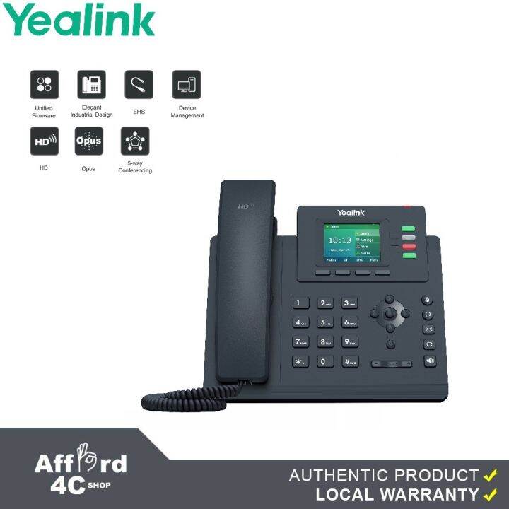 Yealink SIP-T30P HD Voice 2.3” LCD PoE support Wall mountable Entry ...
