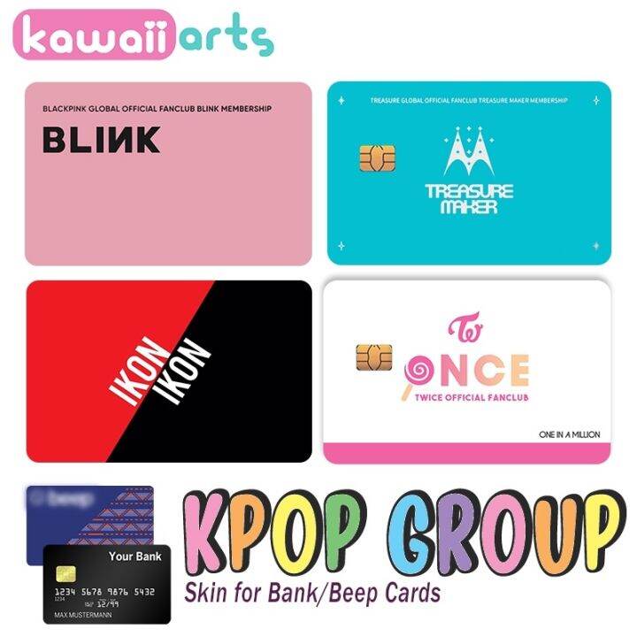 KPOP GROUPS - CARD SKIN ( ATM / BANK / BEEP / LOYALTY ) BTS TWICE ...