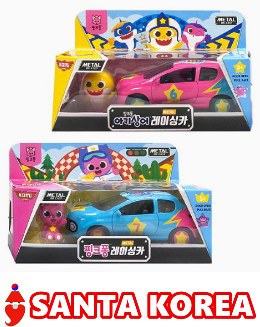 PINKFONG ☆ Metal Racing Car 2TYPE (Baby Shark, PINKFONG) | Lazada