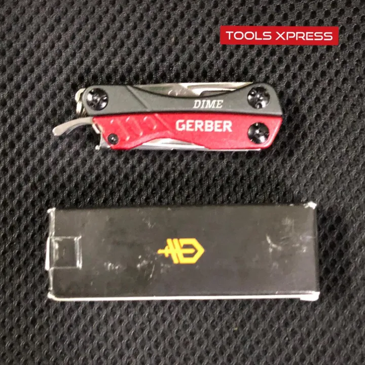 Gerber Dime Mini Multitool Keychain Red | Lazada PH