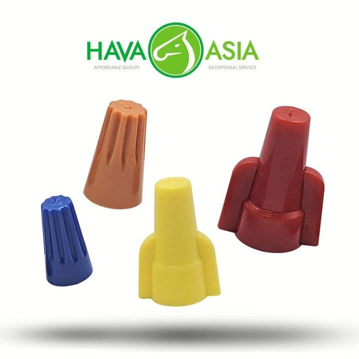 【COD】 HavaAsia Electrical Wire Twist Connector Nut Terminals Cap ...