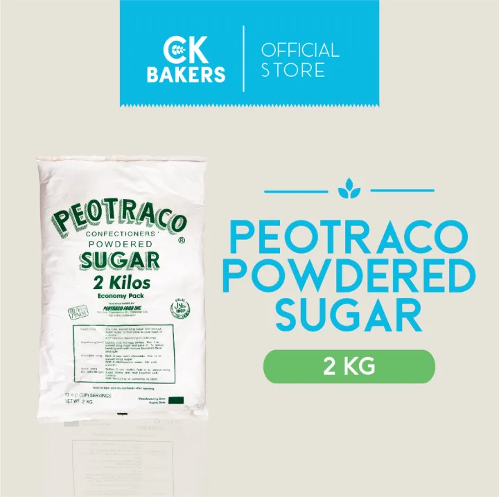 Peotraco Confectioners Powdered sugar 2kg/450grams | Lazada PH