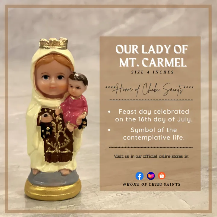 Chibi Saints - Our Lady of Mt. Carmel | Lazada PH