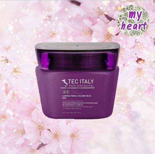 Tec Italy Lumina Forza Colore Red 280 g ทรีทเม้นท์เติมเม็ดสีแดง ...