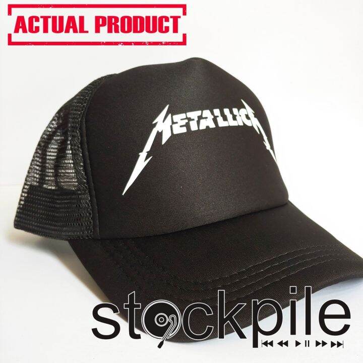 METALLICA ROCK N ROLL BAND TRUCKER/NET ADJUSTABLE CAP | Lazada PH