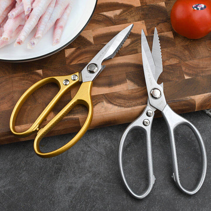 JX SK5 Multifunction Scissors Heavy Duty Chicken Bone Cutting Stainless Steel Kitchen Scissors ...