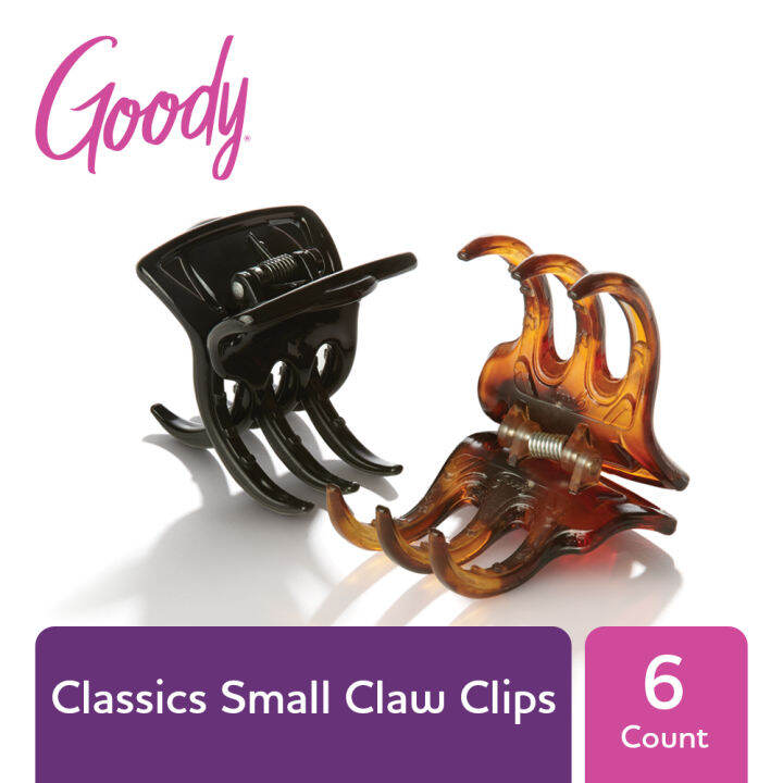 Goody Classics Small Claw Hair Clips, 6ct | Lazada PH