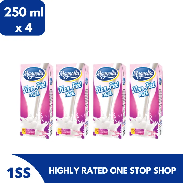 Magnolia Non-Fat Milk, 250ml set of 4 | Lazada PH