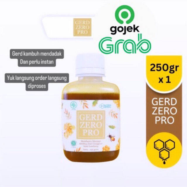 GERD ZERO PRO Madu Obat Asam Lambung Maag Herbal Original 250gram ...