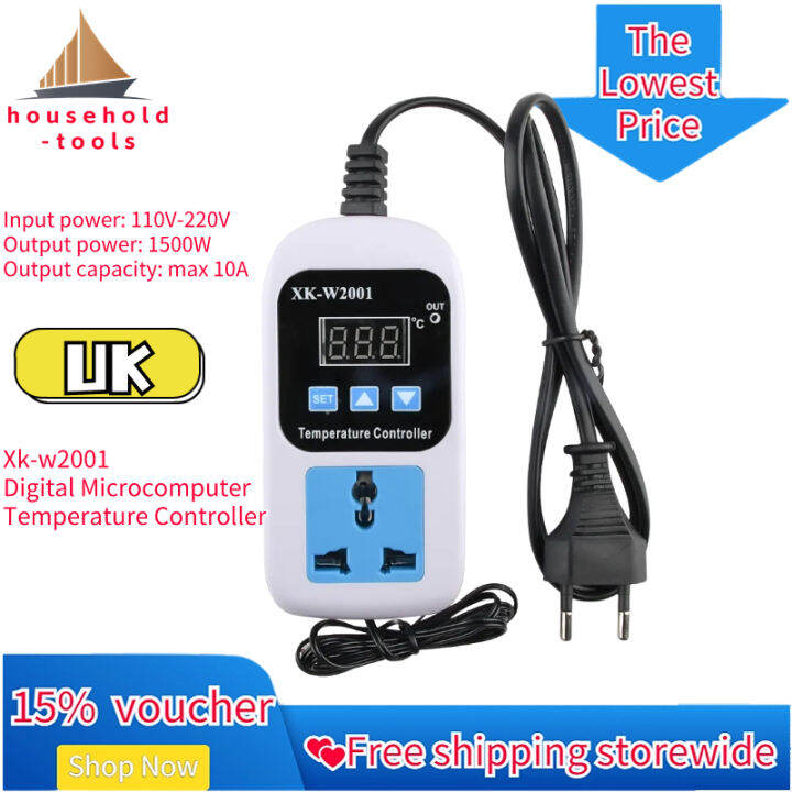 【💕In Stock+COD🎉】household-tools Xk-w2001 Digital Microcomputer Temperature Controller Regulation ...