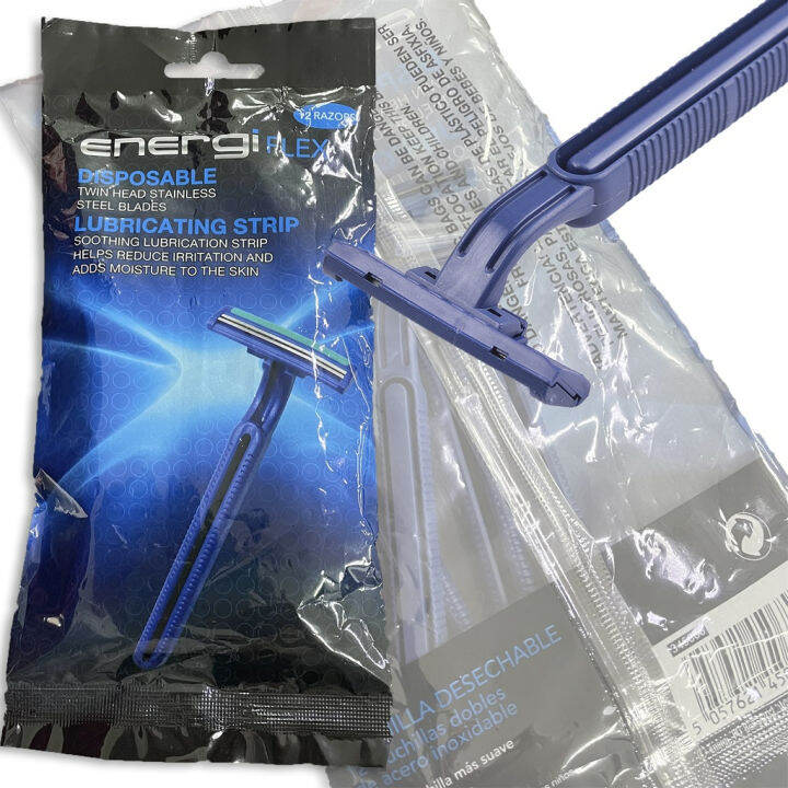 Disposable Triple Blade Shaver Men Razor Pisau Cukur Pencukur Shaving ...