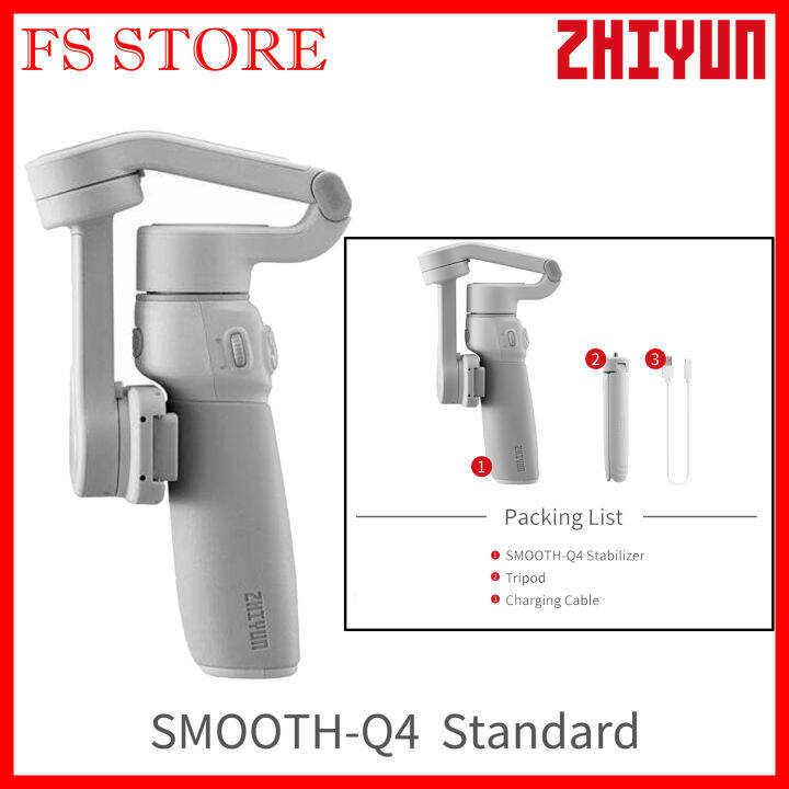 Zhiyun Original Malaysia (PIXEL AGENT) Smooth Q4 Gimbal Stabilizer (Standard/Combo) | Lazada