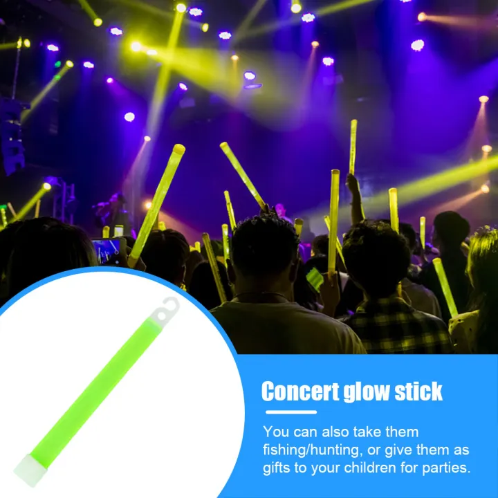 Professional Fluorescence Light Glow Sticks with Hook Emergency Concert ...